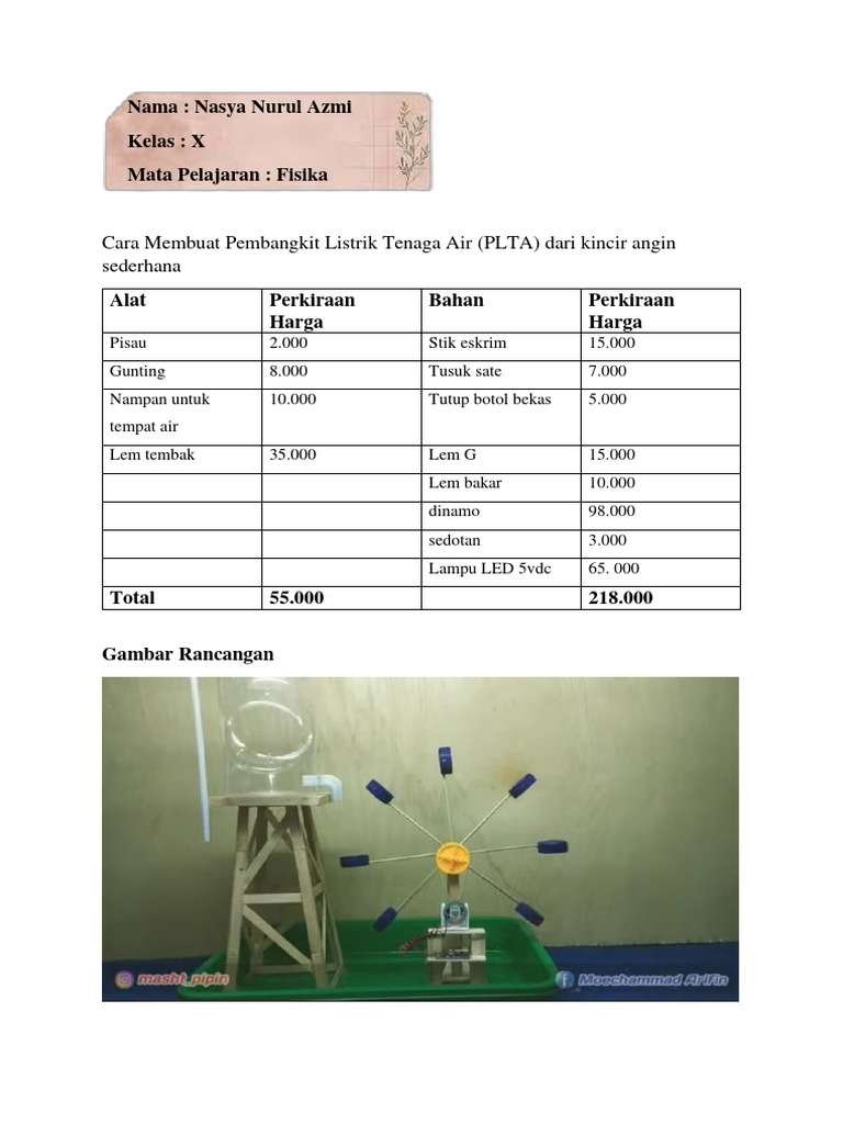 Fisika - Nasya Nurul Azmi | PDF | Teknologi & Rekayasa