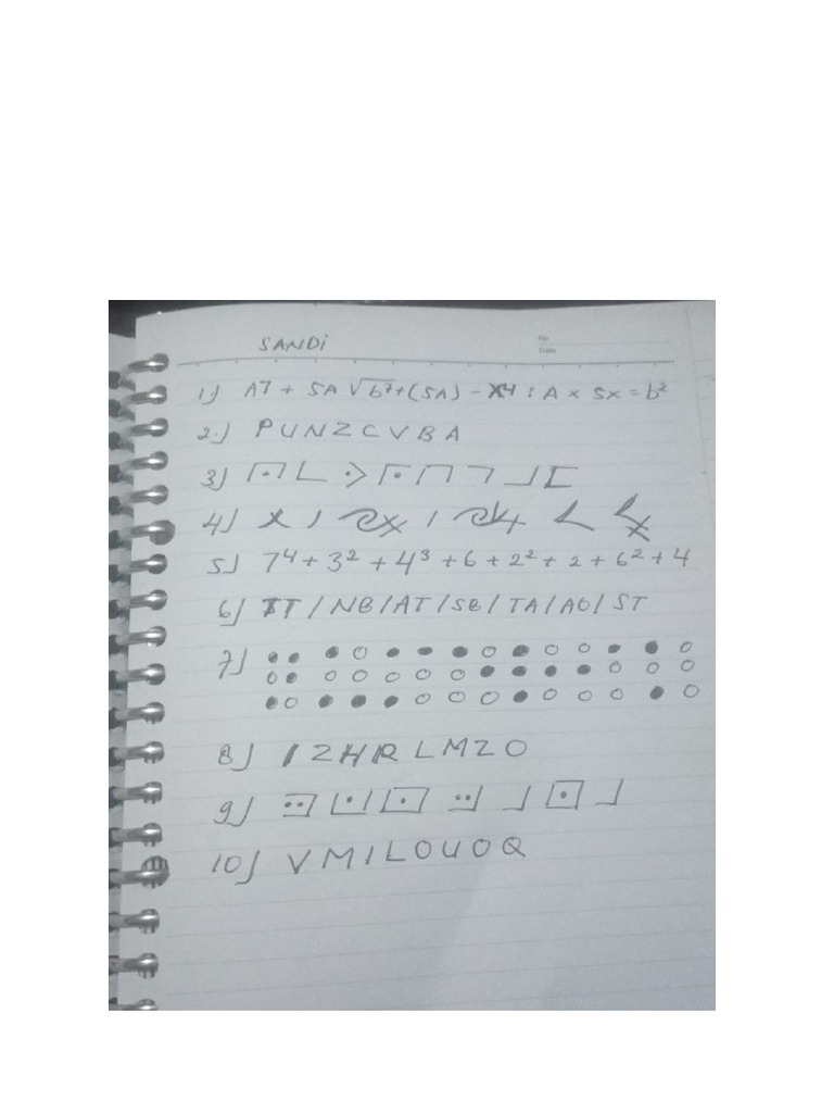 Soal Sandi 2 | PDF