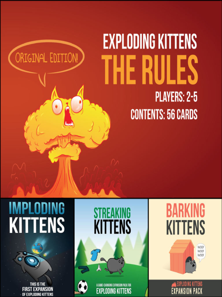 Exploding Kittens Unified Rulebook | PDF