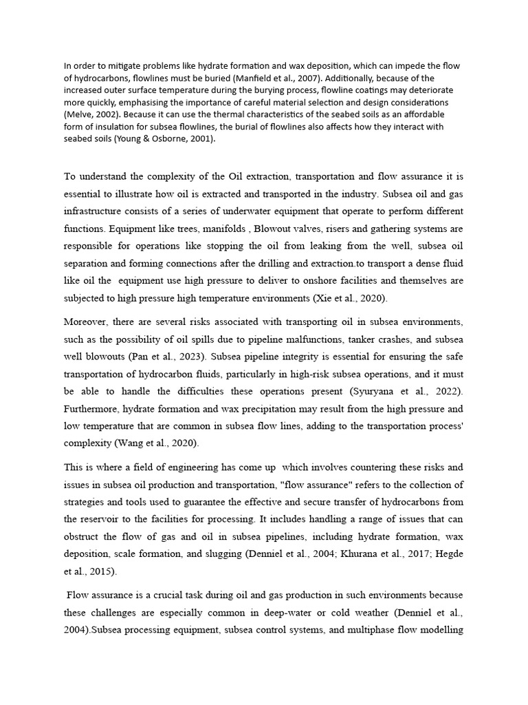 Test Doc Plag | PDF | Petroleum | Pipeline Transport