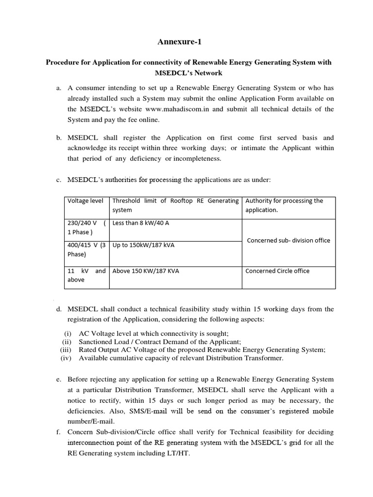 Annexure 1 | PDF