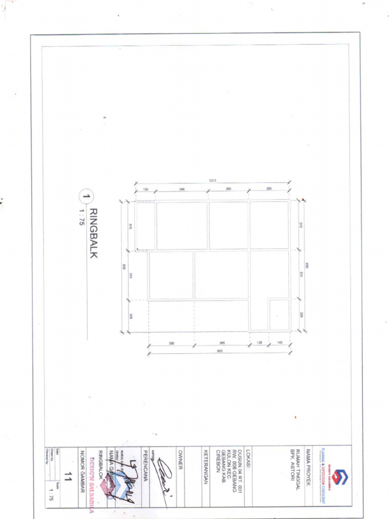 Rencana Ring Balk | PDF