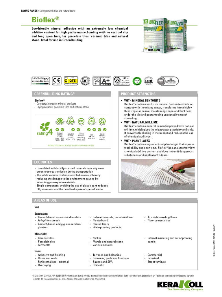 Bioflex 1219 KKG | PDF