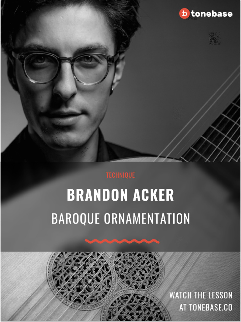 Brandon Acker - On Baroque Ornamentation - Tonebase Outline | PDF | Baroque Music | Musicology