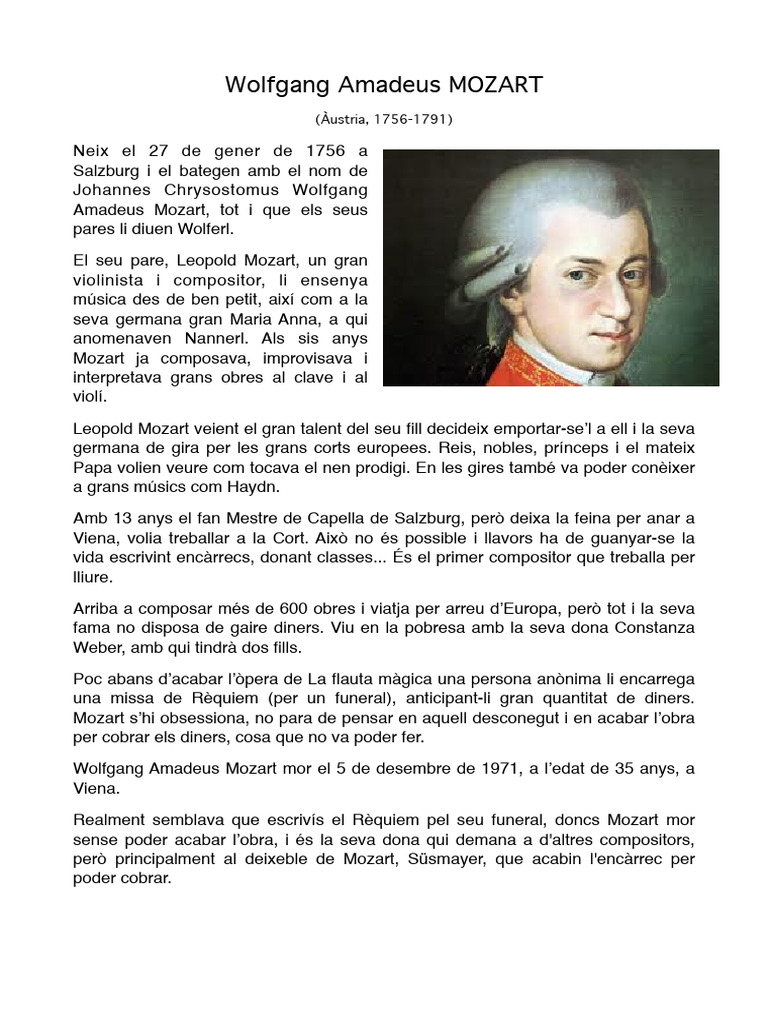 Mozart | PDF