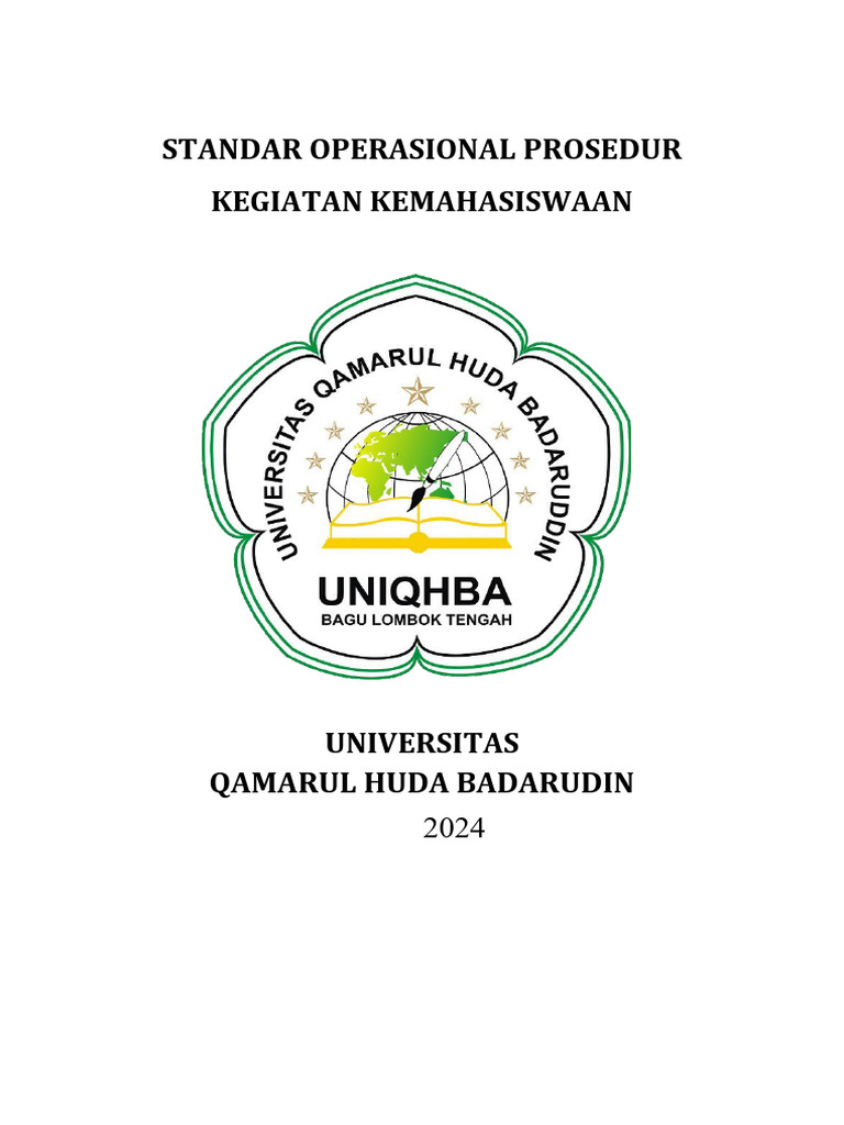 SOP Kegiatan Mahasiswa UNIQHBA | PDF