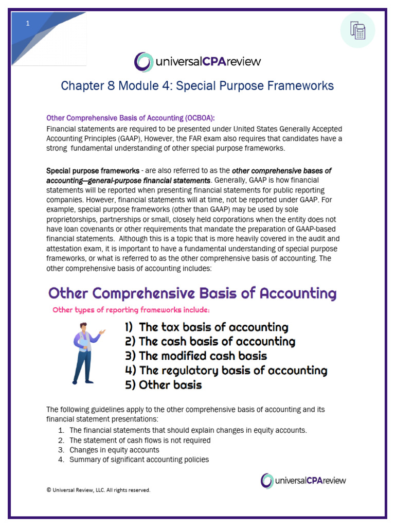 Chap - 8 - Mod - 4 SPL Purpose Frameworks | PDF | Financial Statement ... Chap - 8 - Mod - 4 SPL Purpose Frameworks | PDF | Financial Statement ...
