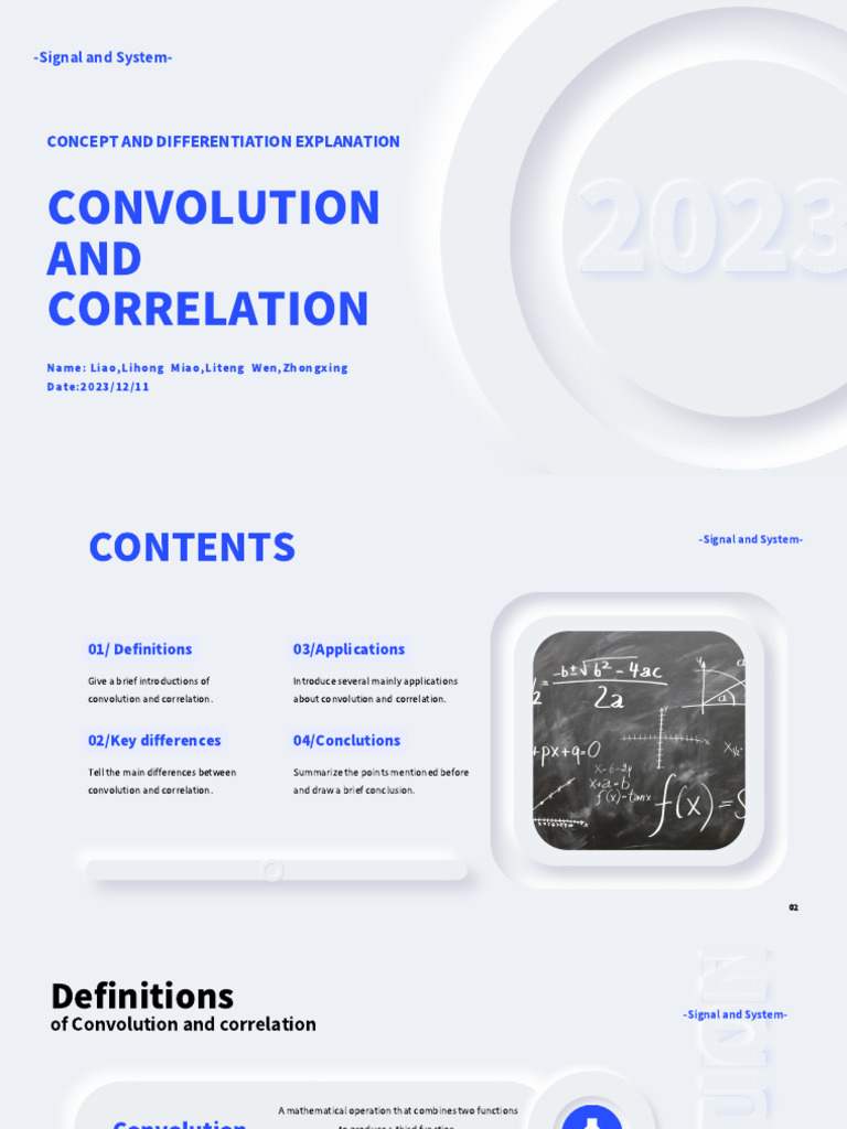 Signal and Sistem | PDF | Convolution | Applied Mathematics