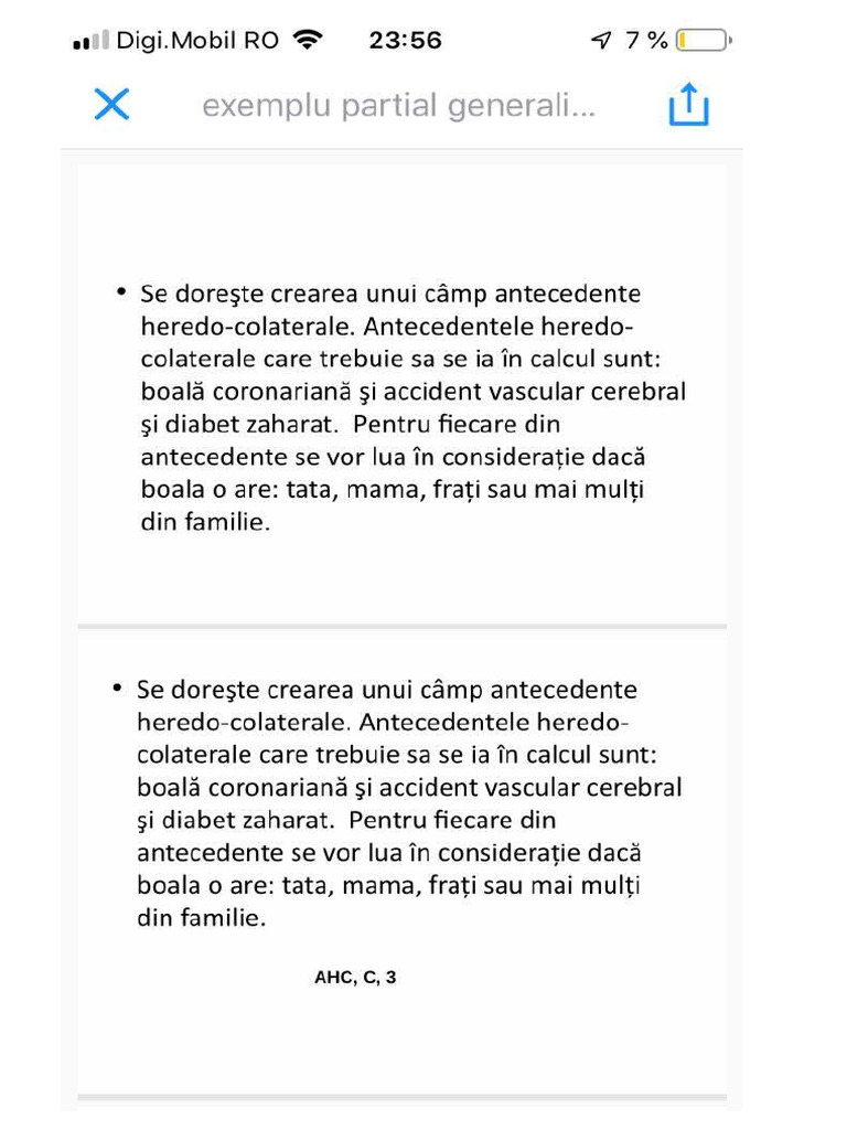 Examen Exemplu Partial La Info Sem 1 An 1amg | PDF
