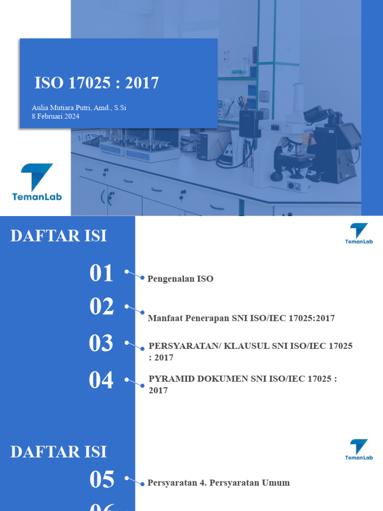 Panduan SNI ISO/IEC 17025:2017 | PDF | Teknologi & Rekayasa