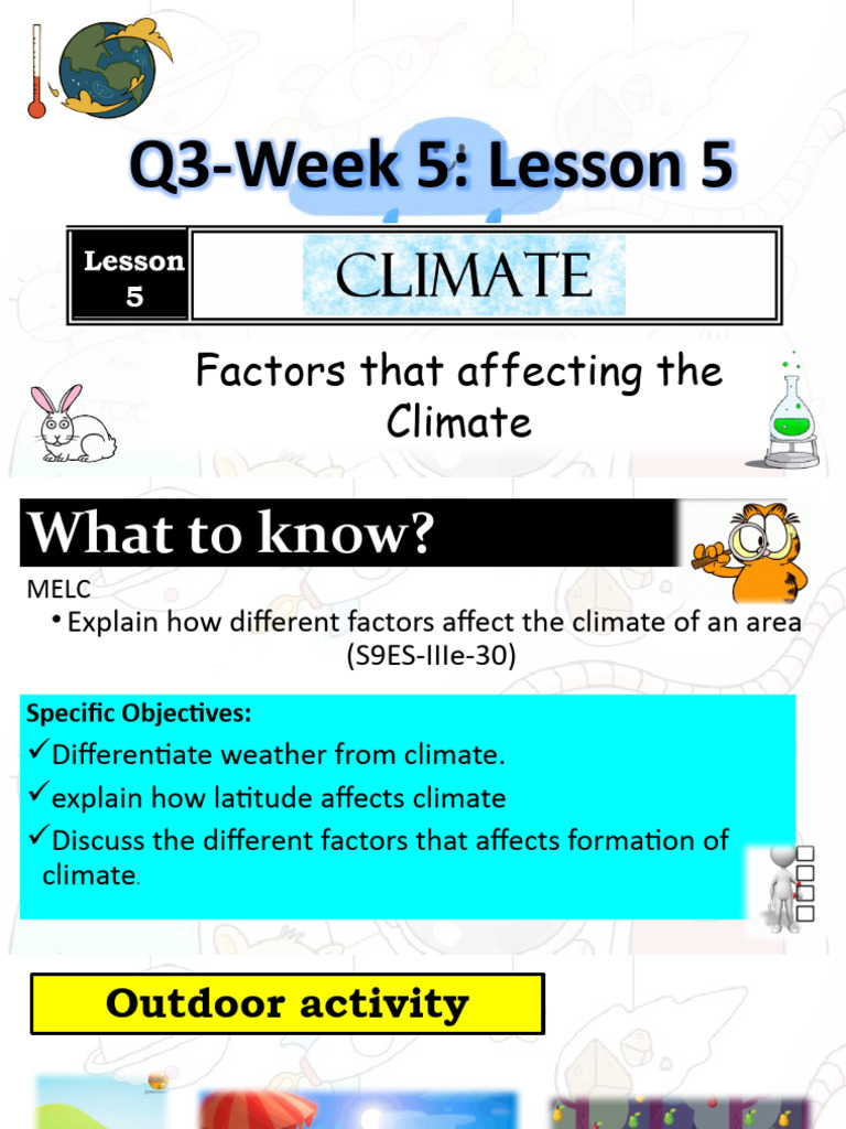 Factors Influencing Climate Explained | PDF | Weather | Atmosphere Of Earth