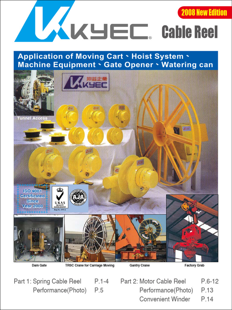 Kyec Cable Reel | PDF | Manufactured Goods
