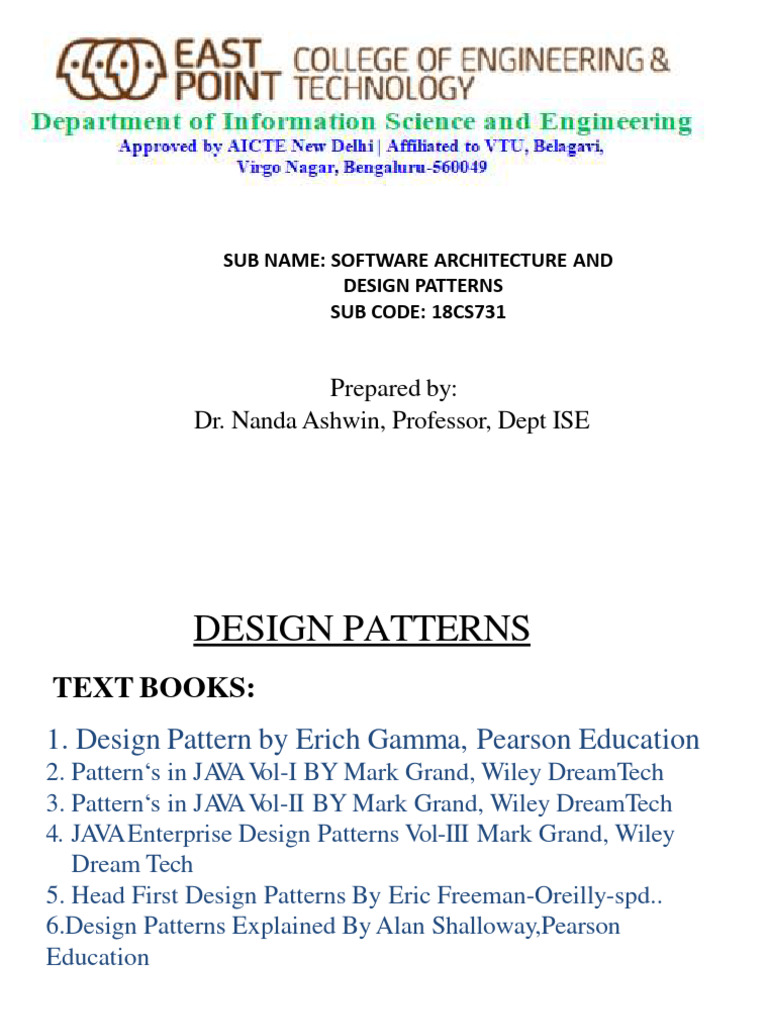 Understanding Software Design Patterns | PDF | Inheritance (Object ...