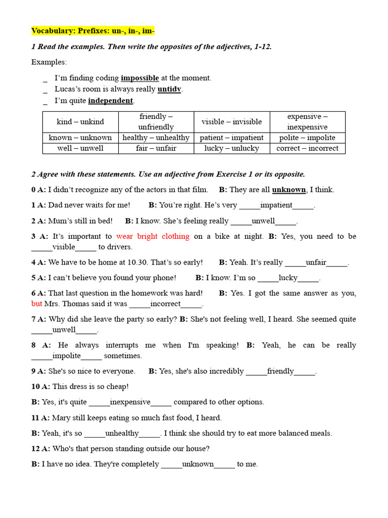 Vocab-Prepare Level 4 | PDF | Adverb | Adjective