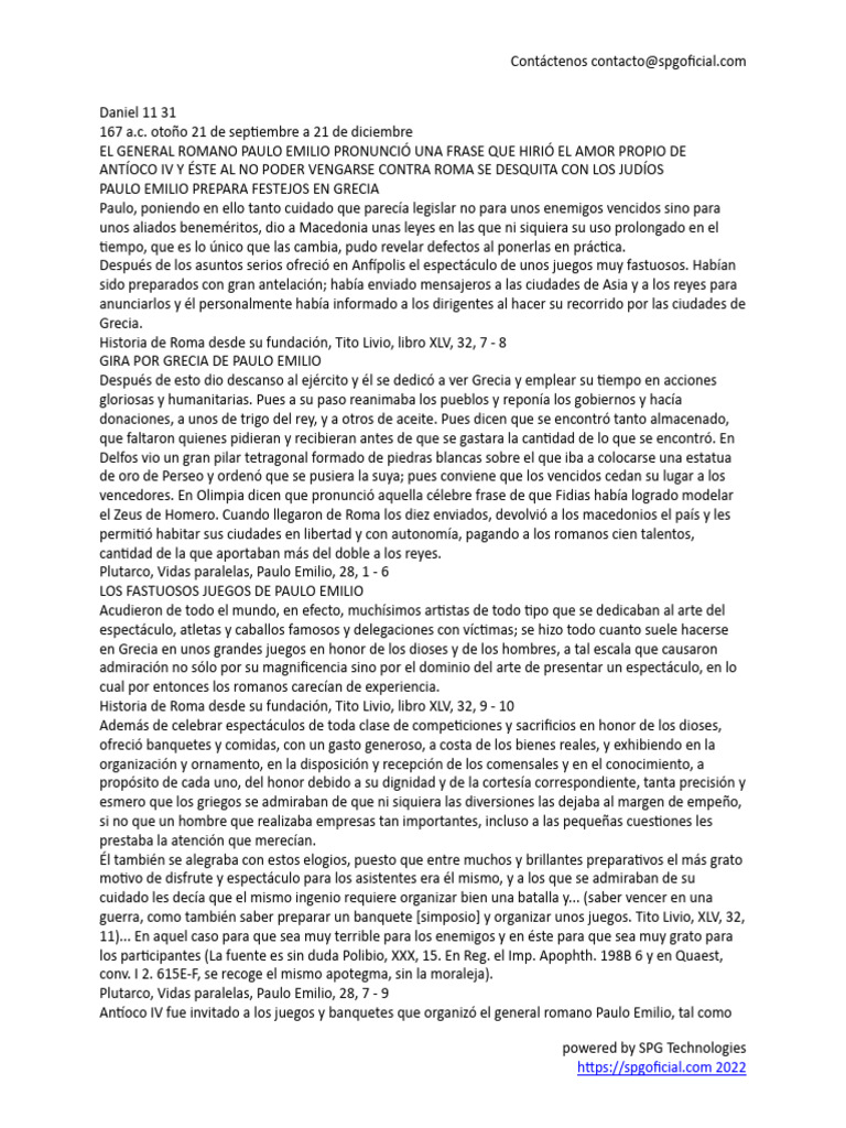 Daniel 11 31 | PDF | Macabeos | Jerusalén