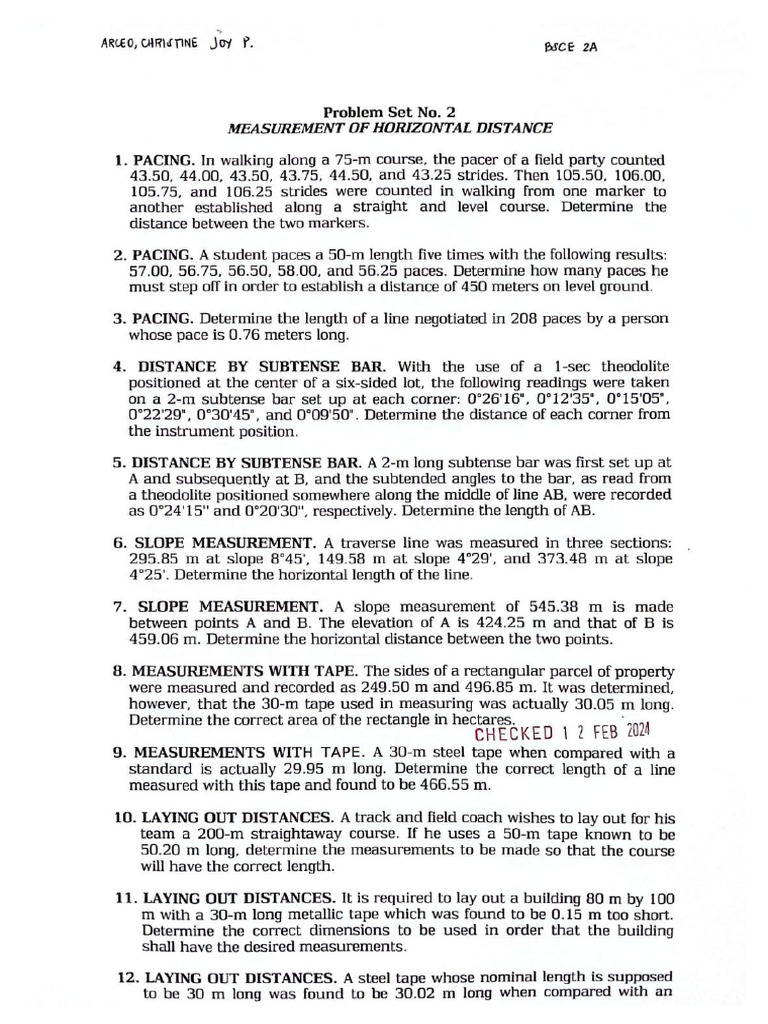 Problem Set No.2 | PDF