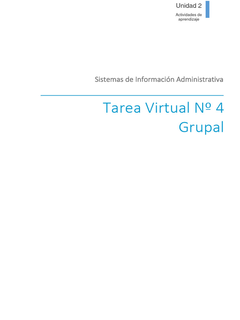 Ape Tarea Virtual 4 | PDF | Ciencias de la Información | Tecnologías de la información