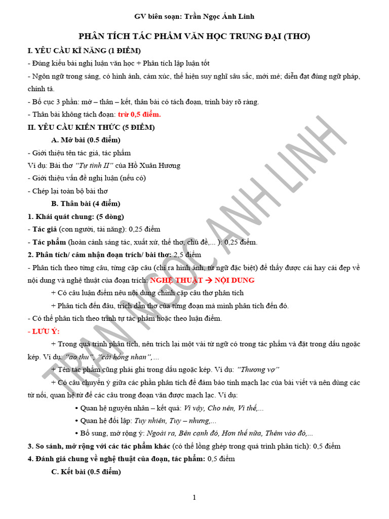 L11 - Ôn tập GHK1 | PDF