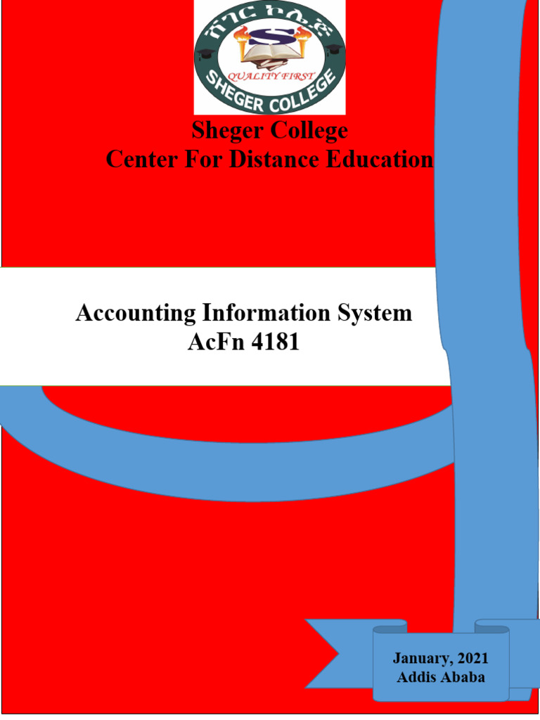 Acct Information System-Sheger | Download Free PDF | Information System ...
