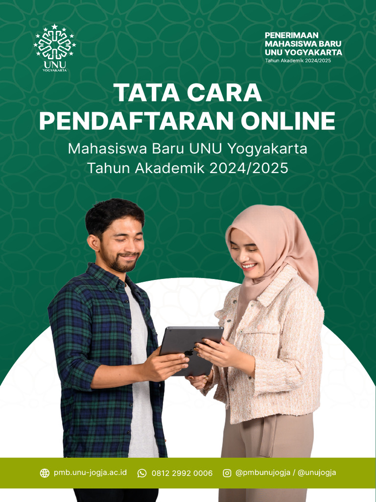 Pendaftaran Online Mahasiswa Baru UNU Yogyakarta | PDF