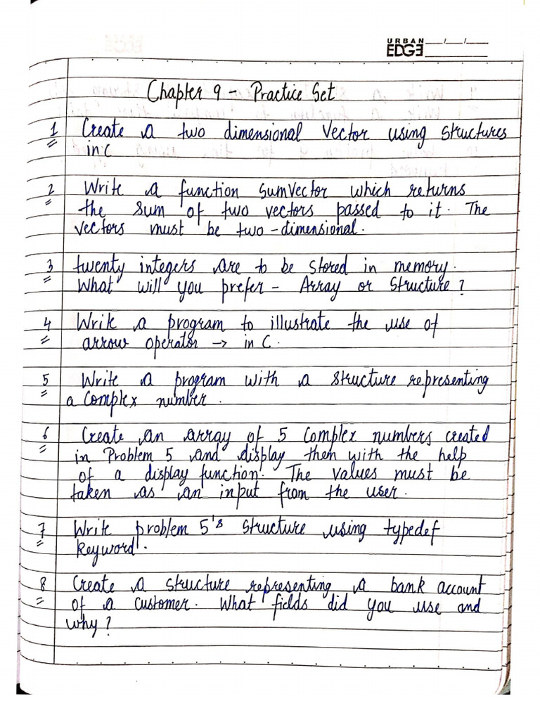 Chapter 9 - Practice Set | PDF