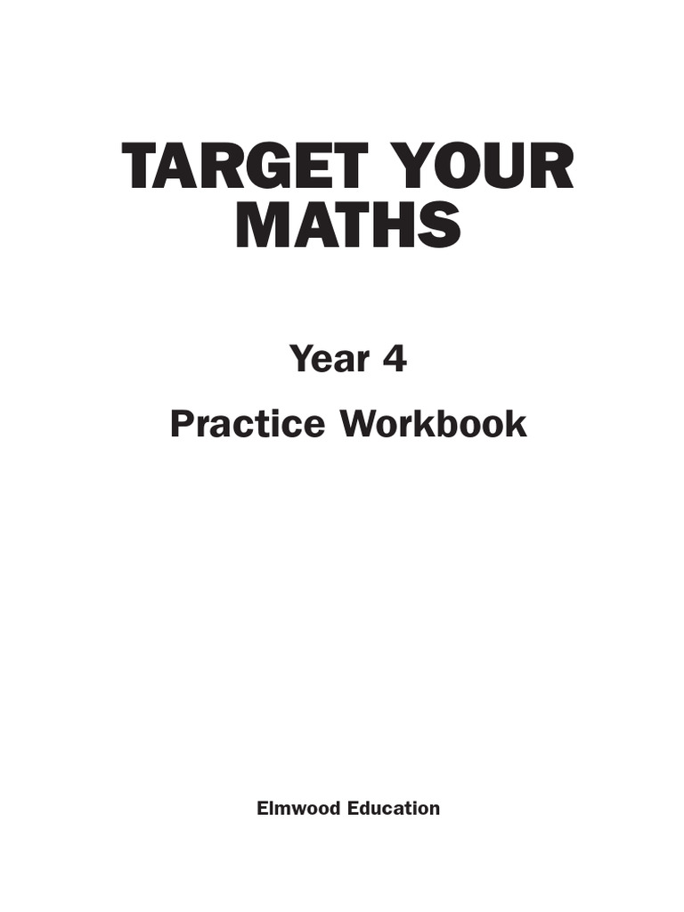 Target Your Maths Year 4 Practice Workbook - Compressed | Download Free PDF | Shape | Mathematics