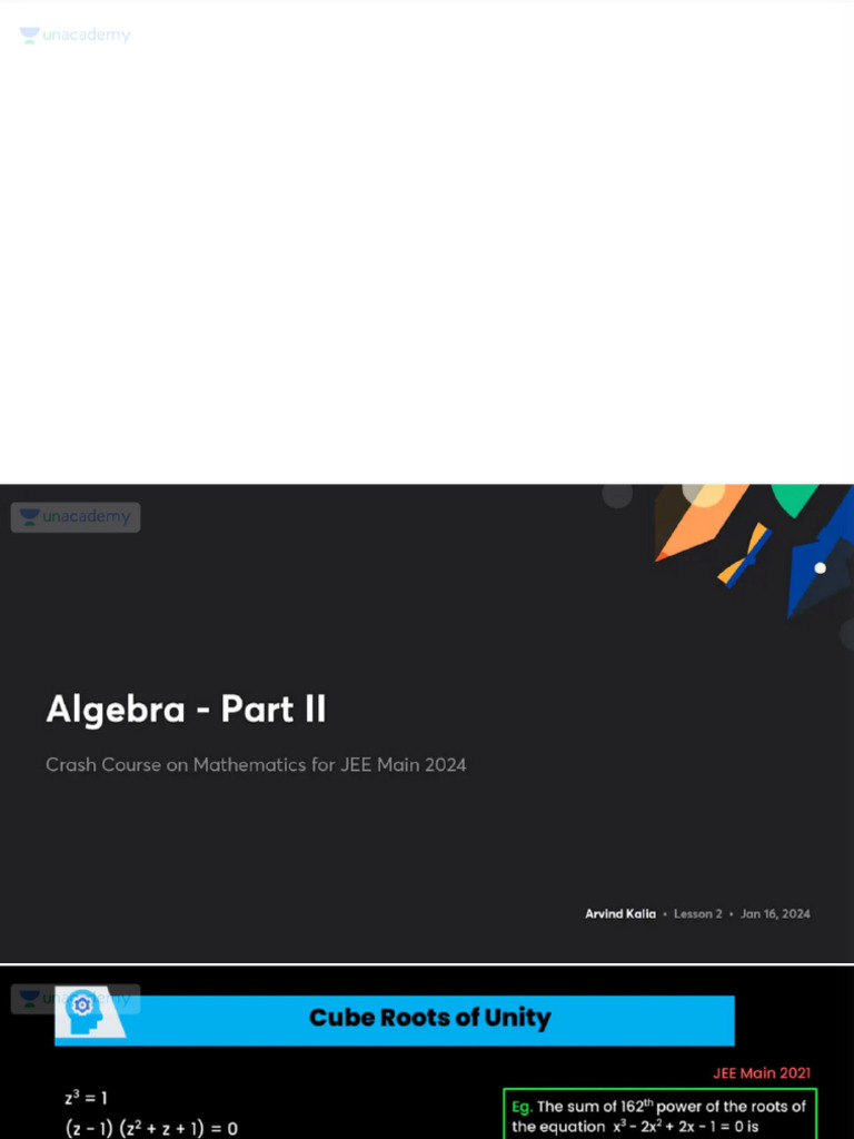 Algebra Part II With Anno | PDF