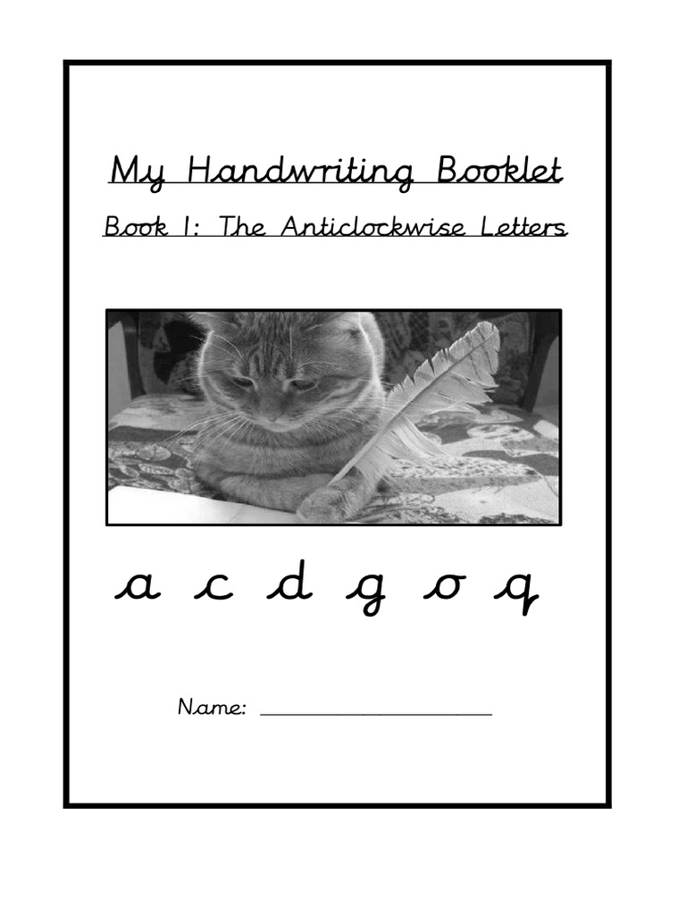 Handwriting Guide | PDF
