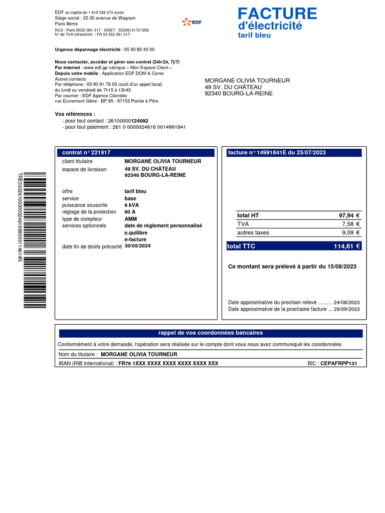 Facture | PDF | Facture | Taxe sur la valeur ajoutée