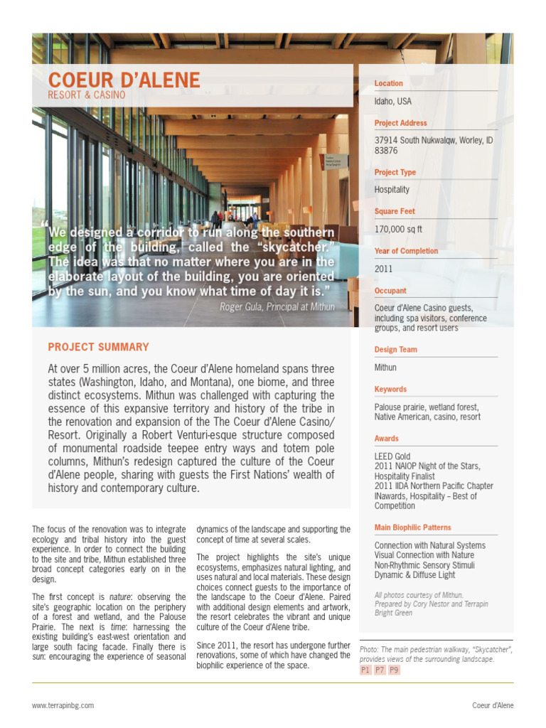 X Biophilic Design Case Studies | PDF | Lighting | Nature
