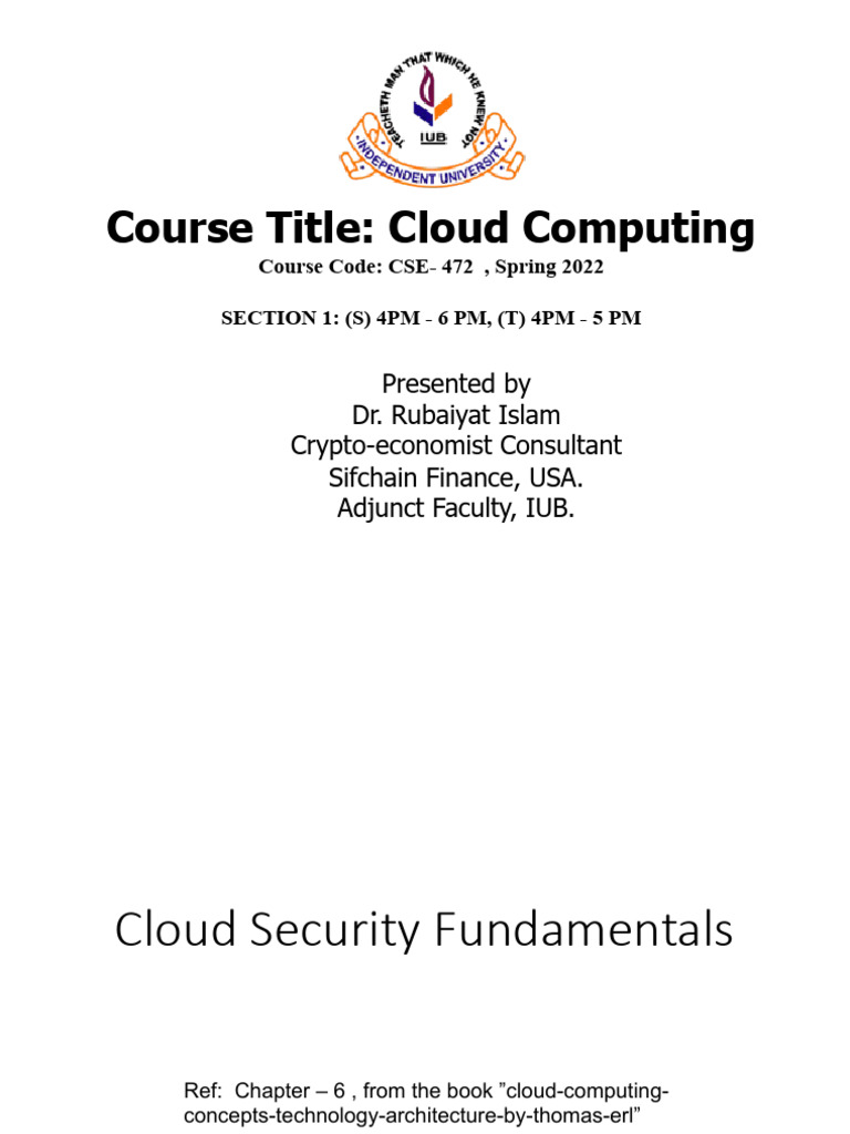 Lecture 3 Spring 2024 | PDF | Security | Computer Security