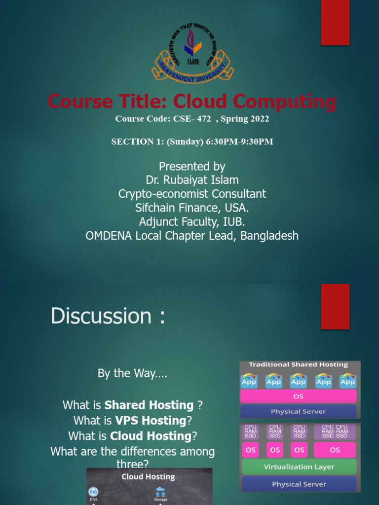 Lecture-2 Spring 2024 | PDF | Cloud Computing | Computing