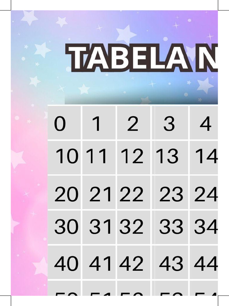 Tabela Numérica | PDF