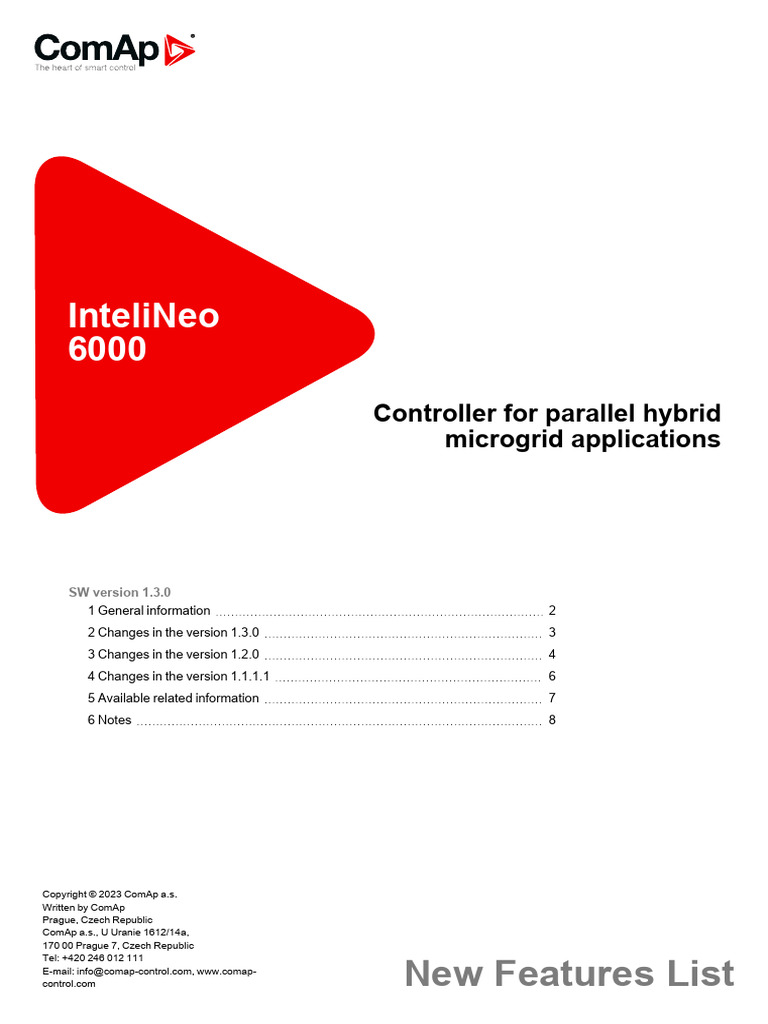 Intelineo 6000 1.3.0 New Features List | PDF | System On A Chip ...