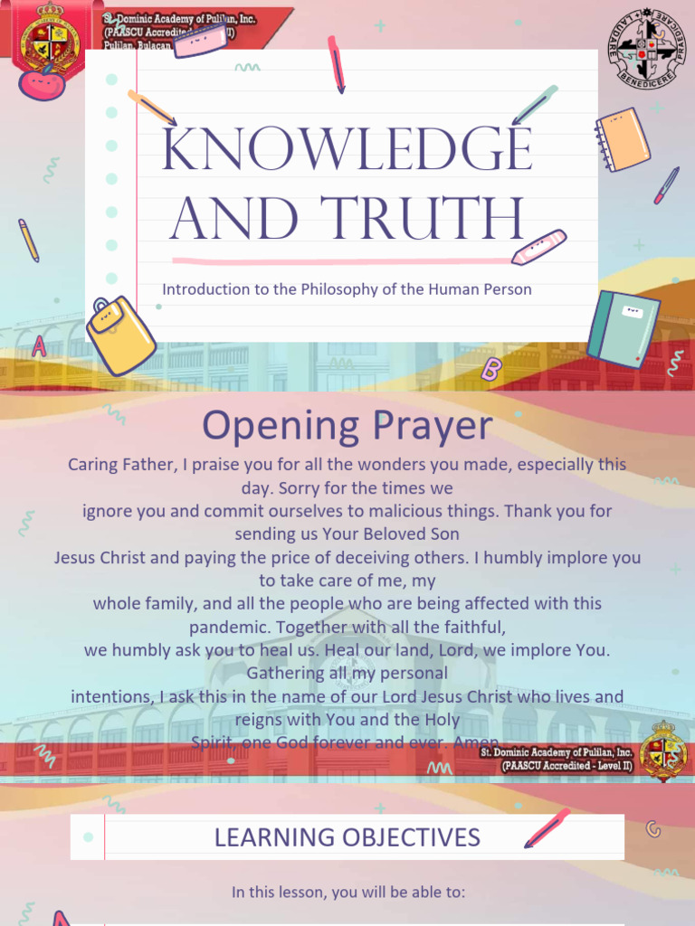 IPHP Q1 PPT 3 - Knowledge and Truth | PDF | Truth | Pragmatism