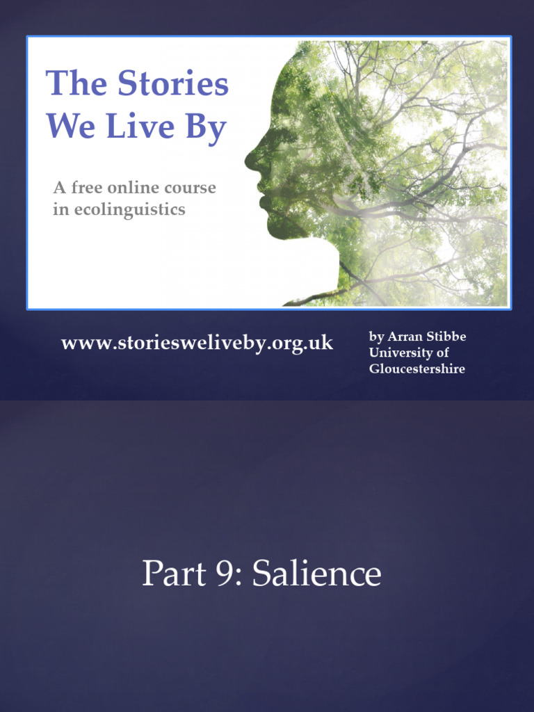 Salience in Ecolinguistics | PDF | General Fiction