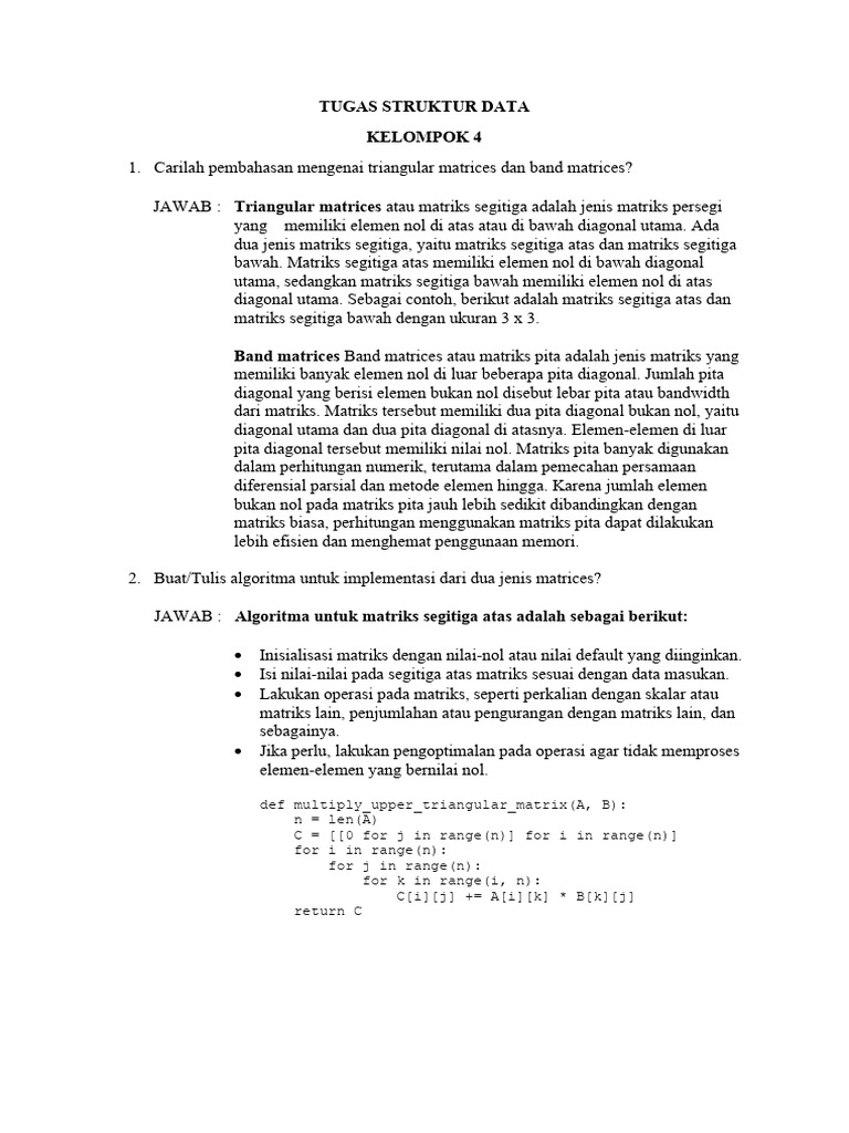 Tugas Struktur Data | PDF