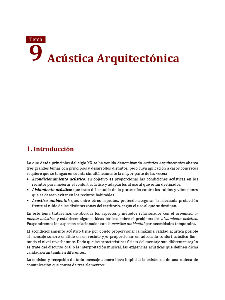 Wuolah Free TEMA9FFIAAcusticaArquitectonica Gulag Free | PDF | Sonido | Olas