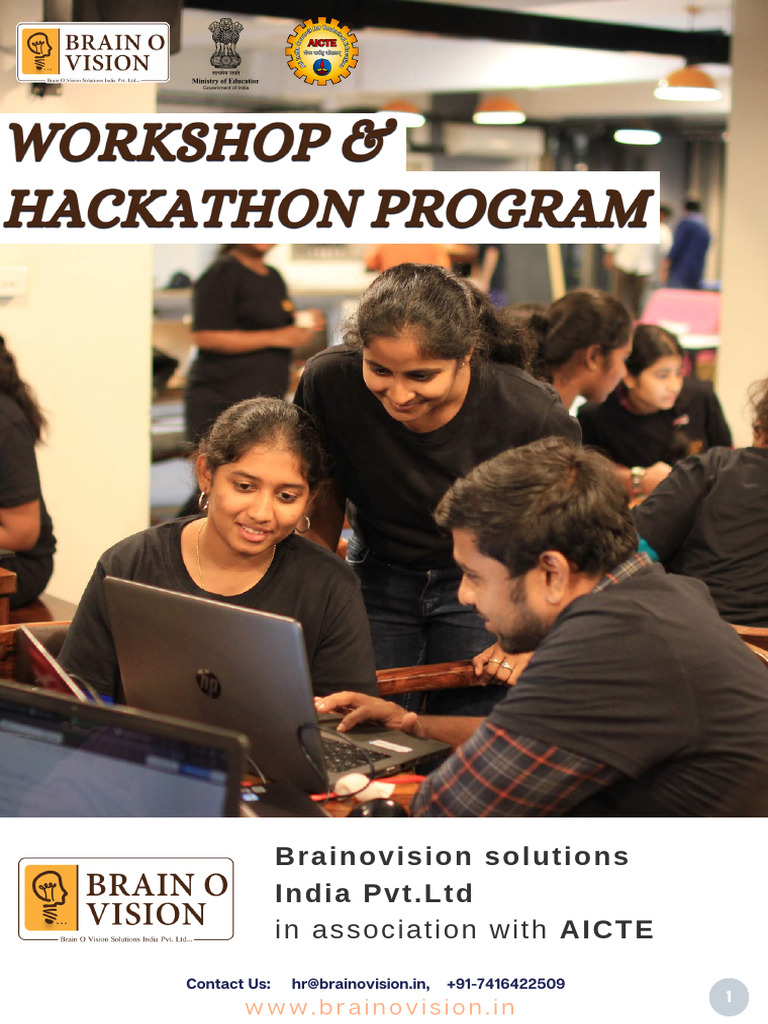 Sits - Web Sid Workshop+ Hackathon Program Brainovision | PDF | Internship | Job Hunting