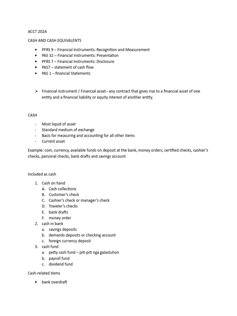 Acct 202a | PDF | Banks | Money Market