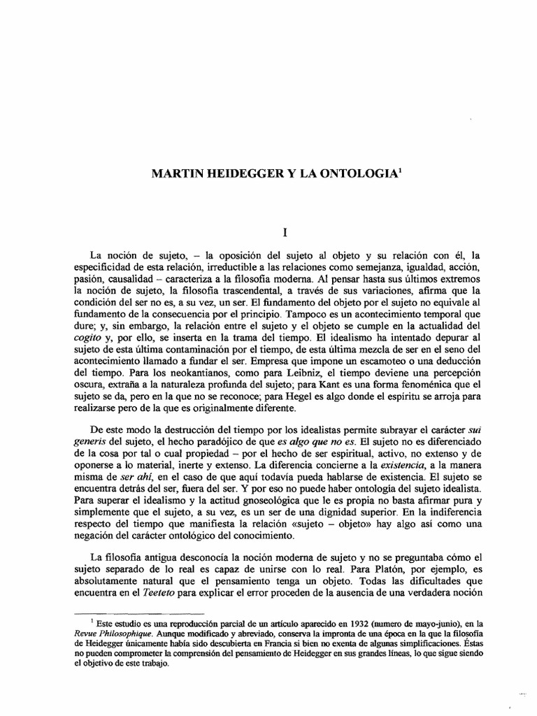 Documento 6 | Descargar gratis PDF | Existencia | Martin Heidegger