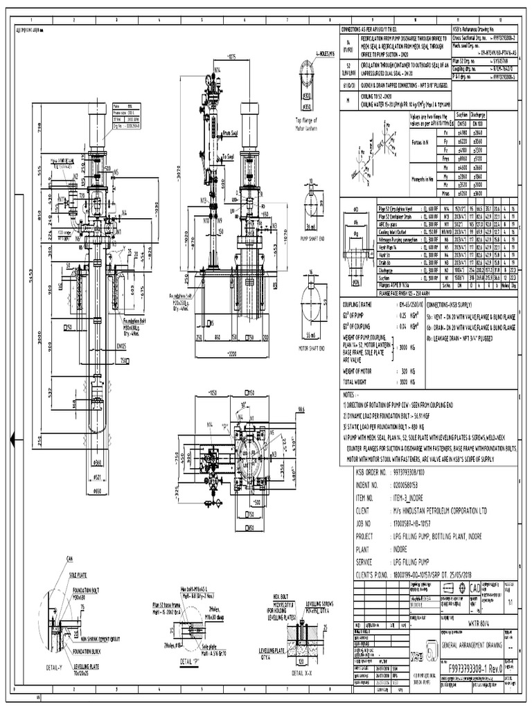 F9973793308-1 R0 General Arrangement Drawing | PDF