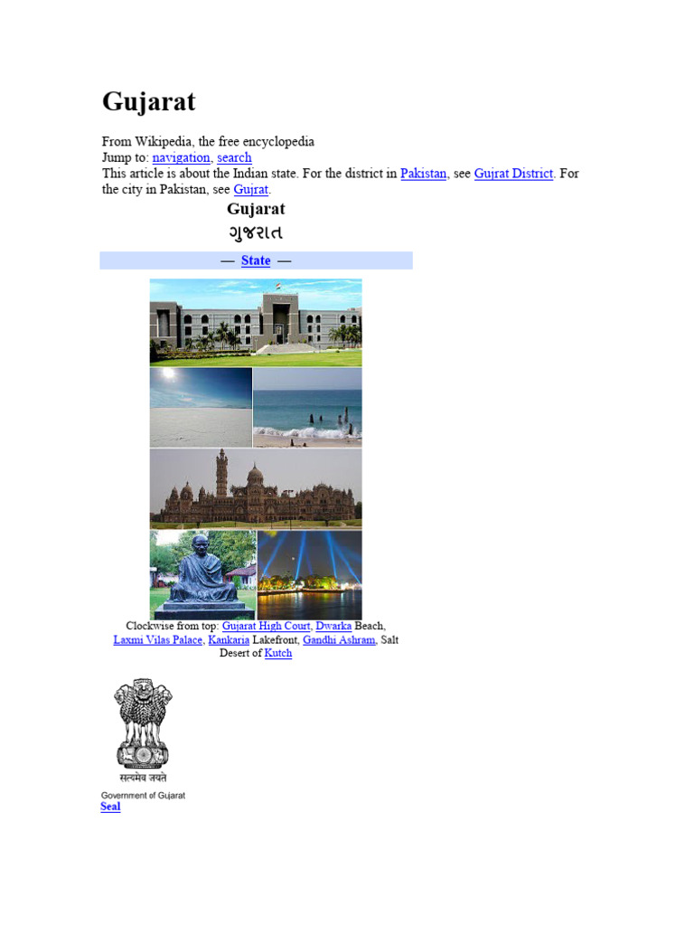 Gujarat | Download Free PDF | Gujarat | Narendra Modi