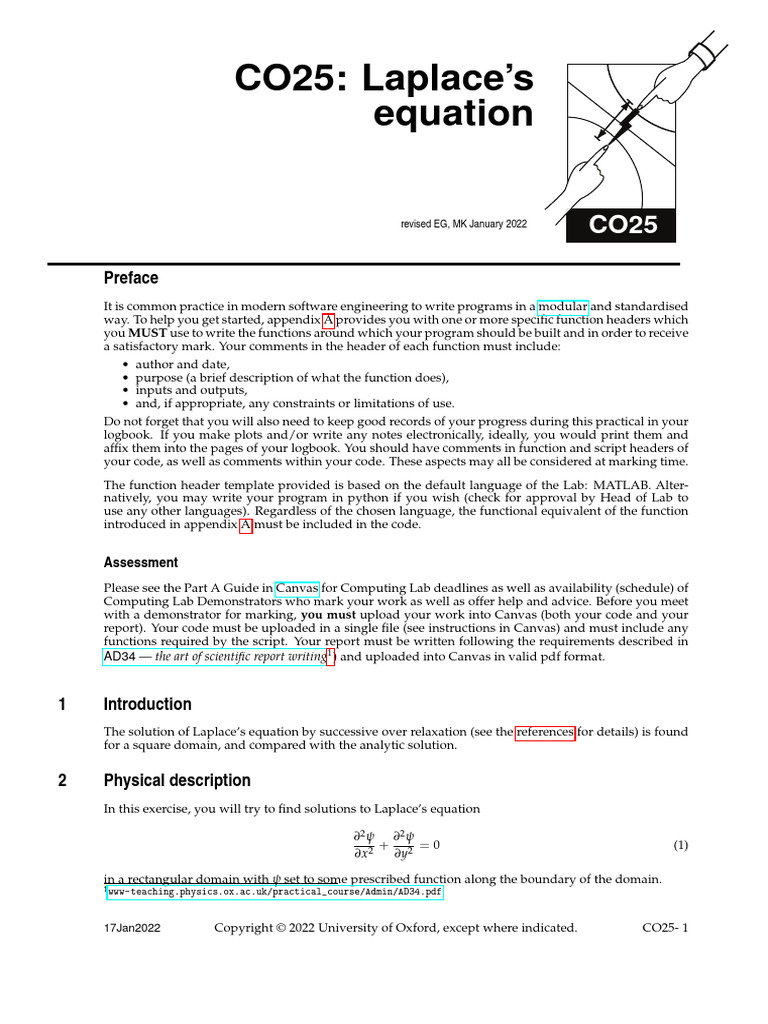 CO25 | PDF | Partial Differential Equation | Equations