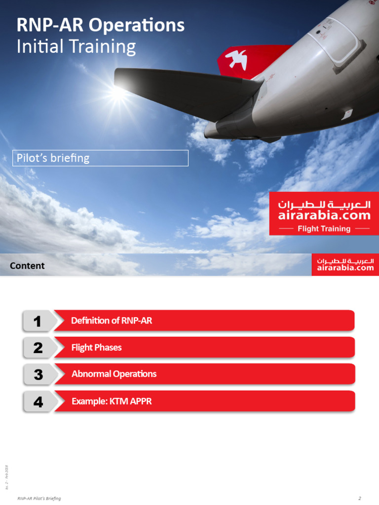 RNP-AR Brief | PDF | Aerospace Engineering | Aviation Safety