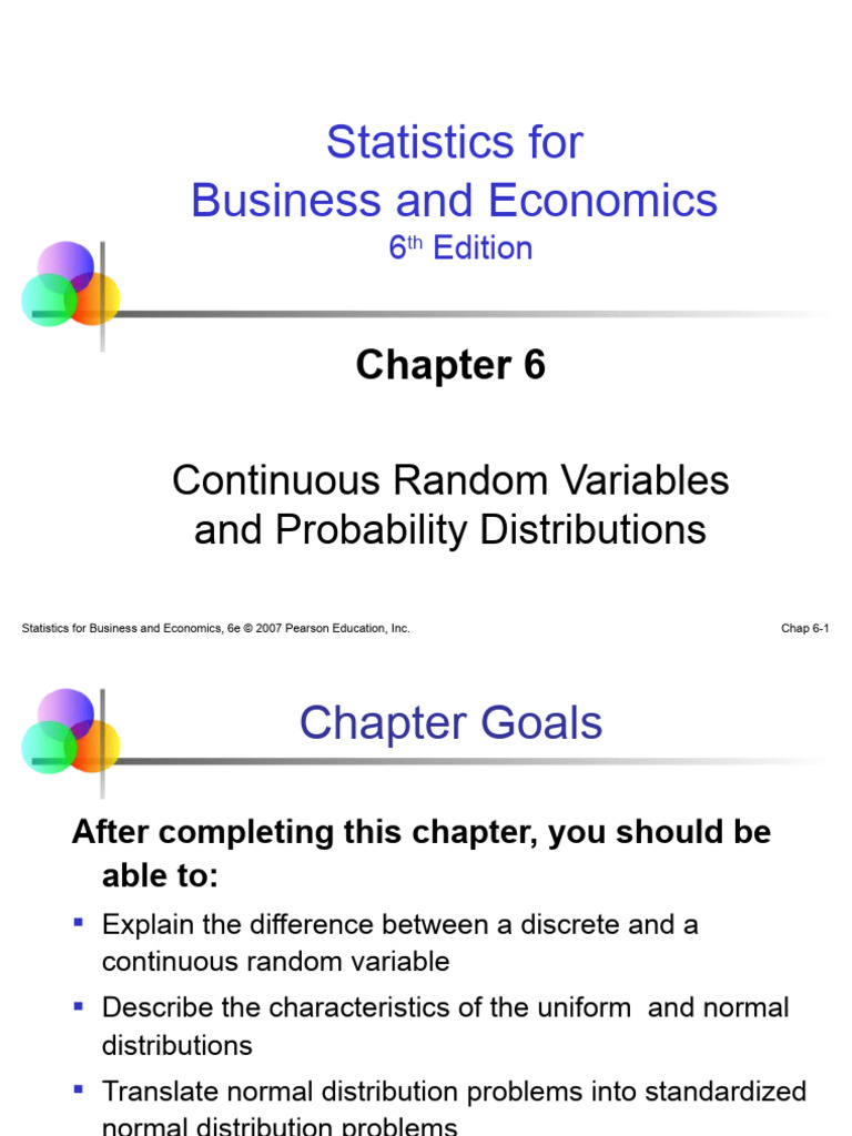 Chap06 2021 | PDF | Probability Distribution | Normal Distribution