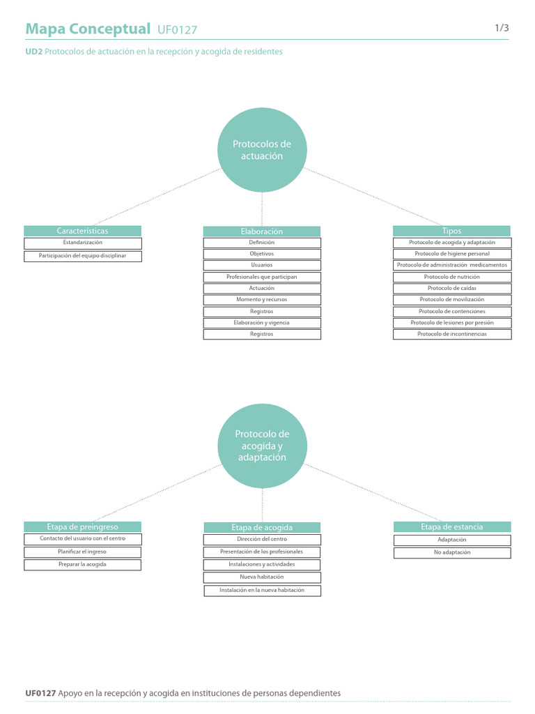 Mapa Conceptual: Protocolos de Actuación | PDF