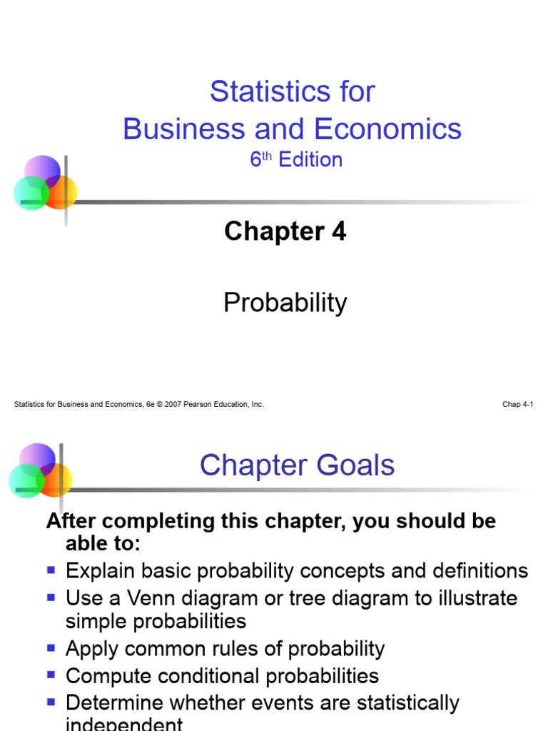 Chap04 2021 | PDF | Probability | Odds