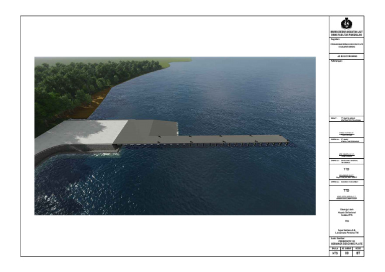 Pembangunan Dermaga Beaching Plate | PDF