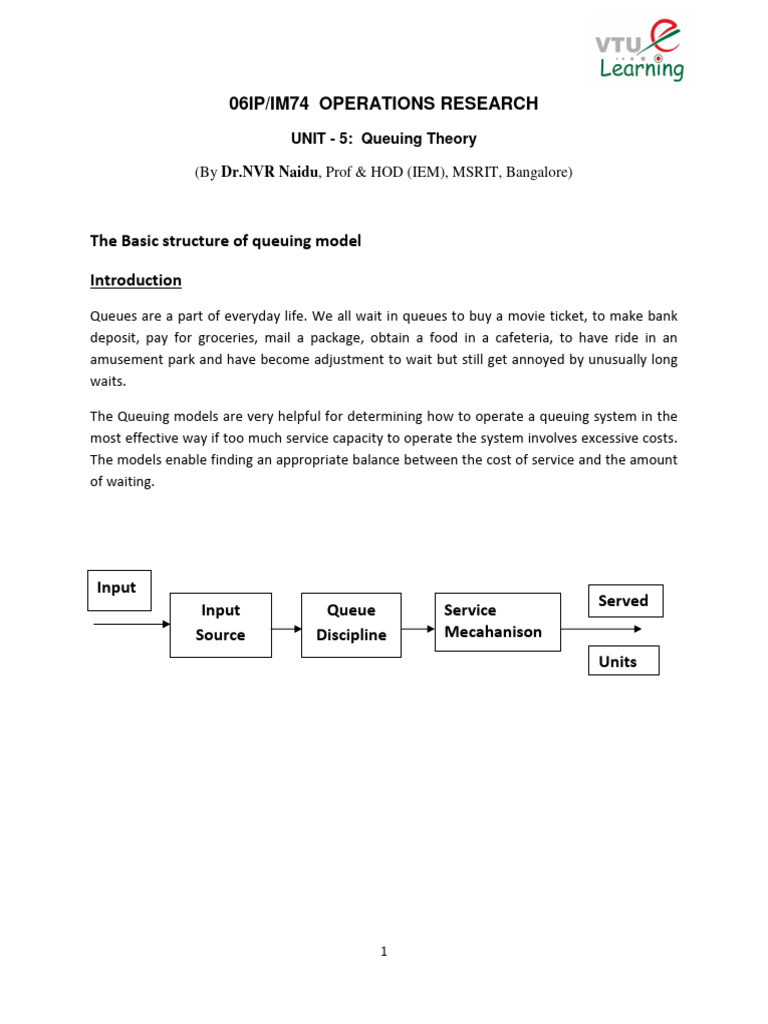 QUEUING | PDF | Applied Mathematics